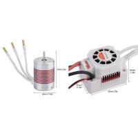 China Platinum Waterproof 3650 4300KV Brushless Motor With 60A ESC Combo Suitable For 1:10 Rc Car Models for sale
