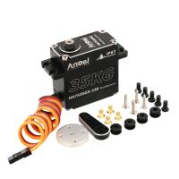 China UAngel 25kg 35 45 51 55KG 60 70 Metal Waterproof Brushless Servo Motor For RC 1/10 1/8 Traxxas TRX4 Axial SCX Car for sale