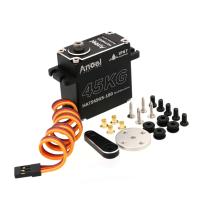 China UAngel 25kg 35 45 51 55KG 60 70 Metal Waterproof Brushless Servo Motor For RC 1/10 1/8 Traxxas TRX4 Axial SCX Car for sale