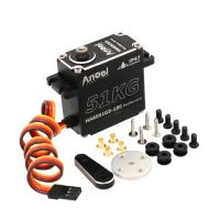 China UAngel 25kg 35 45 51 55KG 60 70 Metal Waterproof Brushless Servo Motor For RC 1/10 1/8 Traxxas TRX4 Axial SCX Car for sale