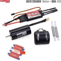China Waterproof 3670 2650KV Motor W/ Water Cooling  90A Brushless ESC Programming Card For RC Boat Accessories for sale
