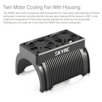 China 55mm Double Fan 5V Brushless Motor Radiator Cooling With Housing 1/5 RC Traxxas X-Maxx for sale