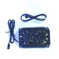 China 55mm Double Fan 5V Brushless Motor Radiator Cooling With Housing 1/5 RC Traxxas X-Maxx for sale