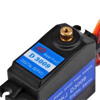 China HDKJ D3009 9Kg Digital Metal Gear Torque Servo 300 Degree Wide-Angle Waterproof For DIY Robot Smart Car Truck for sale
