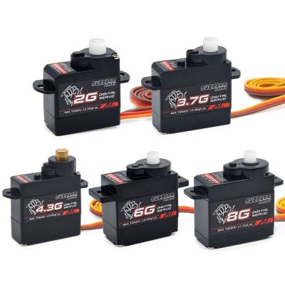 China Surpass Hobby 2G 3.7G 4.3G 6G 8G Digital Mini Servo Metal And Plastic Gear For Rc Drone Airplane Fixed-Wing Car Robot for sale