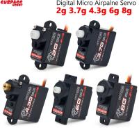 China Surpass Hobby 2G 3.7G 4.3G 6G 8G Digital Mini Servo Metal And Plastic Gear For Rc Drone Airplane Fixed-Wing Car Robot for sale