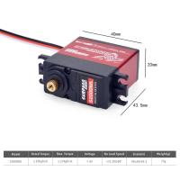China SURPASS Hobby Digital Servo 9G 17G 25G 6KG 9 15 20Kg Metal Gear For 1/8 1/10 RC Car Boat Duct Plane Airplane Robot for sale