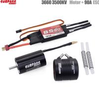 China Waterproof 3660 3500KV Motor W/ Water Cooling 90A Brushless ESC Programming Card For RC Boat Accessories for sale