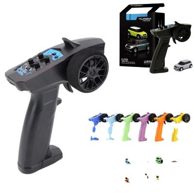 China Racing 1/76 Colorful RC Car Mini Full Proportional With Remote RTR Kit Control Toys For Kids And Adults for sale