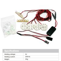 China G.T.POWER LED Lighting System/Baja Light Set For 1/5 And 1/8 Buggy RC Car Parts Accessories for sale