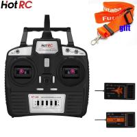 China Hotrc KT-6A 2.4G 6CH RC Transmitter FHSS 6 Receiver With Box For Rc Airplane DIY KT Board Machine FPV Drone for sale