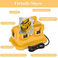 China Power Tool Battery Charger for 20V 60V 18A 6 Ports Li-ion Fast DCB200B 205 609 Lithium for sale