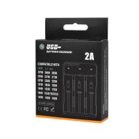 China 3.7V 18650 20700 4.2V 21700 26650 3 Slot Portable Type-C Lithium Ion Rechargeable Battery Charger NiMH Batteries for sale