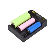 China 3.7V 18650 20700 4.2V 21700 26650 3 Slot Portable Type-C Lithium Ion Rechargeable Battery Charger NiMH Batteries for sale