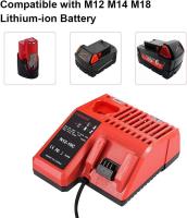 China QIYUN Fast Charger For M12 M14 M18 V-V Lithium-Ion Battery Models 48-11-40 -114 -2420 for sale