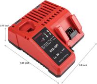 China QIYUN Fast Charger For M12 M14 M18 V-V Lithium-Ion Battery Models 48-11-40 -114 -2420 for sale