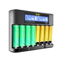 China 8-Slot LCD Ni-MH Battery Charger 1.2V Lcd Charger for AA/AAA Toy Remote Control No. 5/7 Multi-Slot Ni-MH Battery Charger for sale