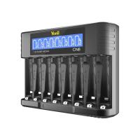 China 8-Slot LCD Ni-MH Battery Charger 1.2V Lcd Charger for AA/AAA Toy Remote Control No. 5/7 Multi-Slot Ni-MH Battery Charger for sale