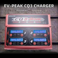China EV-PEAK CQ3 100W X 4 RC Multi-Function Smart Intelligent Balance Charger 4 Channel for UAV for Lipo LIHV LiFe NiMH Pd Batteries for sale