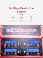 China EV-PEAK  CQ3 100W X 4 RC Multi-Functions 4 Channel Smart Intellgents Balance Charger for Lipo LIHV LiFe NiMH NiCd Pd Battery UAV for sale