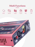 China EV-PEAK  CQ3 100W X 4 RC Multi-Functions 4 Channel Smart Intellgents Balance Charger for Lipo LIHV LiFe NiMH NiCd Pd Battery UAV for sale