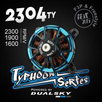 China Dualsky XM2304TY Typhoon Series Indoor/Outdoor F3P RC 3D 4D Stunt Fixed-Wing Model Aircraft With Plastic Metal Brushless Motor for sale