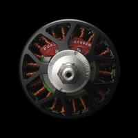China DUALSKY GA2000R 480KV Competition Version Of Brushless Motor Fixed Wing Aircraft Model 90E-110E Class 20cc Gasoline Engine for sale