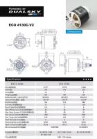 China Dualsky ECO Series V2 Motor 4130C 290KV 375 470 Brushless For RC Aircraft Fixed Wing UAV for sale