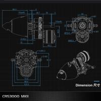 China Dualsky CRS3000 MKII W Motor Coaxial Fast Straight Line For FAI F3A Competition DIY RC UAV Anti-axis Aerobatic Aircraft for sale