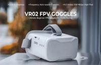 China Betafpv Vr02 Beginner Fpv Goggles, 4.3 Inch 800x480 Hd Lcd Display, Anti-Glare Screen for Comfortable Extended Rc Drone Flying for sale