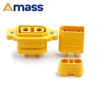 China Amass Xt90ne-F Panel Mountyellow/Black Male/Female Ne Through Wall Battery Plug with Fix Seat for sale