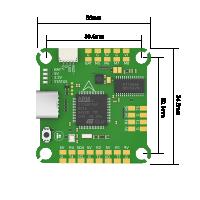 China Hot IFlight F7 V1.2 Flight Controller STM32 F722 ICM42688 DIY RC FPV Racing Longrange Drone Accessories for sale