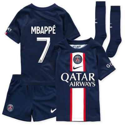 China Blue Paris St Germain PSG Home kit 2022/23 Mbappe 7 for sale