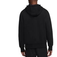 China Black Ribbed Paris Saint Germain Uniform Printed Hoodie Sweatshirt for sale