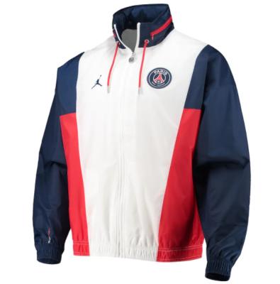 China Psg Paris Saint Germain Uniform Zip Up Jacket Hoodie - White for sale