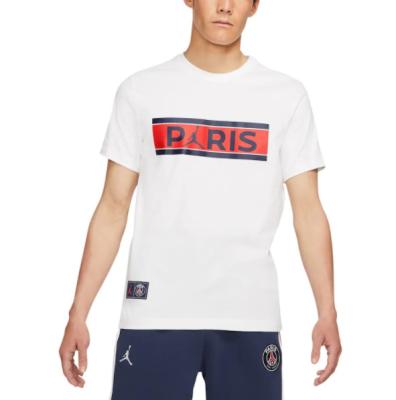 China DRI FIT Paris Saint Germain Uniform Psg Wordmark Tee White for sale