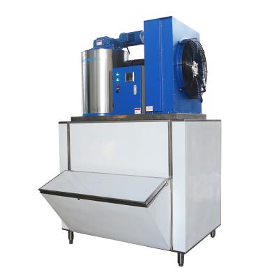 China 2T Freshwater Flake Ice Machine 380V/220V With Ice Storage for sale