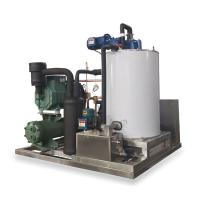 China Automatic Seawater Flake Ice Machine 1 Tons Commercial For Food Fish Farm for sale