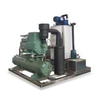China Automatic Seawater Flake Ice Machine 1 Tons Commercial For Food Fish Farm for sale