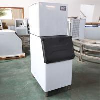 China 250kg Ice Storage Capacity Commercial Cube Ice Machine for Restaurant Bar Home Cooling for sale