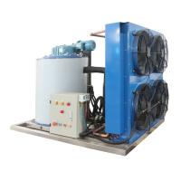 China Flake Ice Making Machine for High Productivity in Industrial Fishing Operations for sale