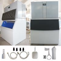 China 220-380V Voltage And R404a/R507a Refrigerant Customized Commercial Ice Cube Machine for sale