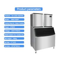 China ETERNITY 750kg Commercial Ice Cube Machine Stainless Steel for sale