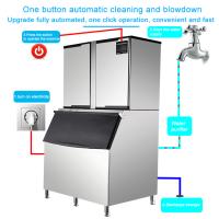 China ETERNITY 750kg Commercial Ice Cube Machine Stainless Steel for sale
