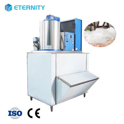 China Commercial Freshwater Flake Ice Machine Small Flake Ice Maker Flake Ice Plant For Hotel Use for sale