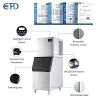 China Cold Drinks Ice Cube Making Machine 500KG/Day For Bars Restaurants Food Shops Hotels for sale