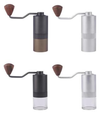 China Black Stainless Steel Handle Hand Coffee Grinder Manual Coffee Beans Grinders for sale