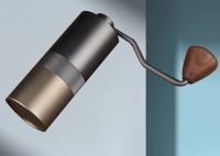 China Foldable Handle Manual Coffee Grinder Adjustable Double Bearing for sale