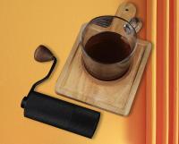 China Wood Grain Lightweight Outdoor Coffee Grinder Kitchen Supplies for sale