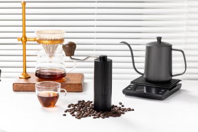 China Mini Portable Manual Hand Coffee Grinder Stainless Steel Burr 450g for sale